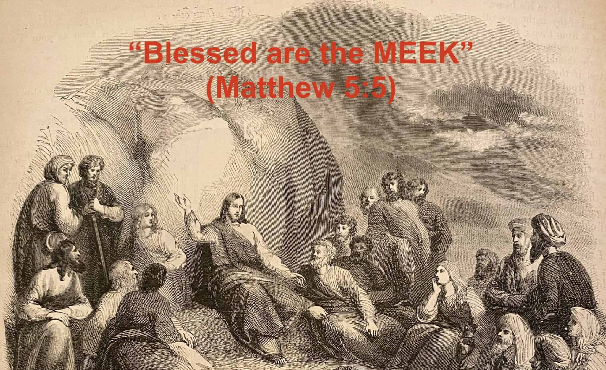 Jesus’ Third Beatitude: The Meek (Matthew 5:5) – BiblicalCulture